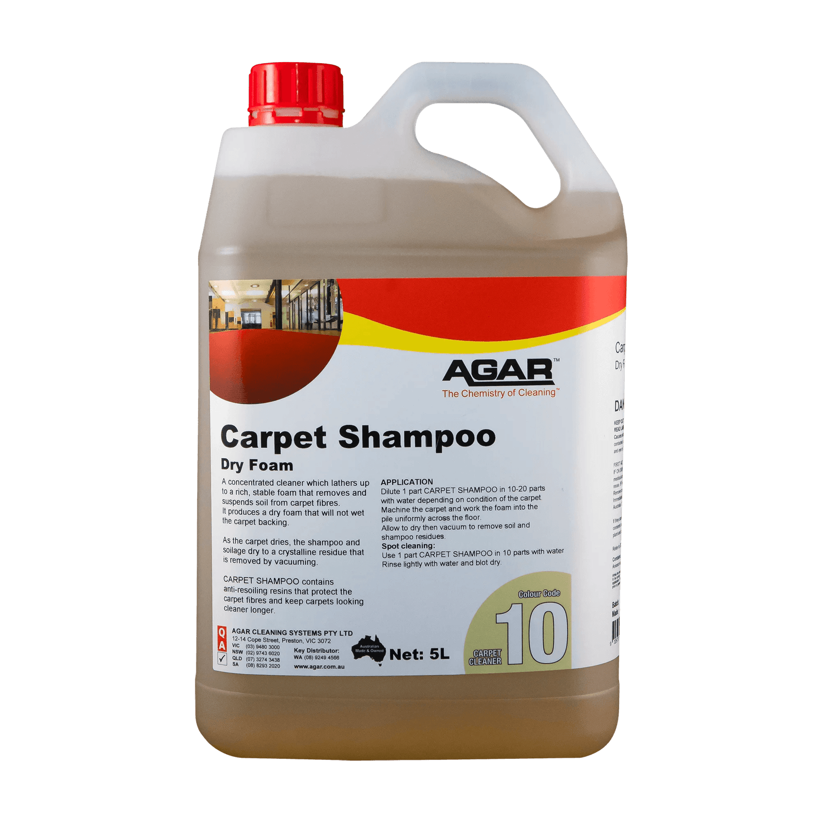 Agar Carpet Shampoo Dry Foam Concentrated Cleaner - Bellcon - Cleaning ...
