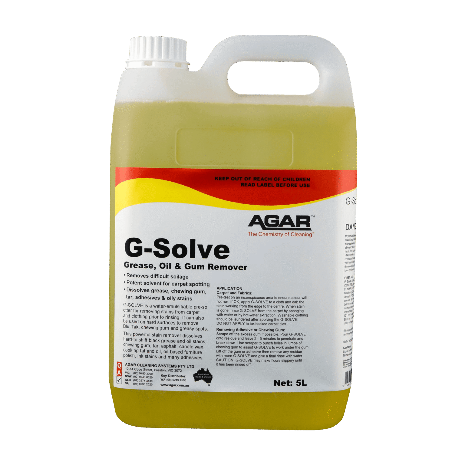 Agar G Solve Carpet Cleaner (Pre-Spray) | Carpet Cleaning Chemicals